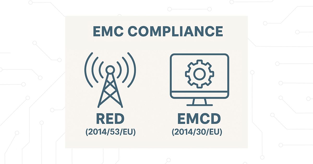 EMCコンプライアンスガイド：RED vs. EMCD、試験・設計