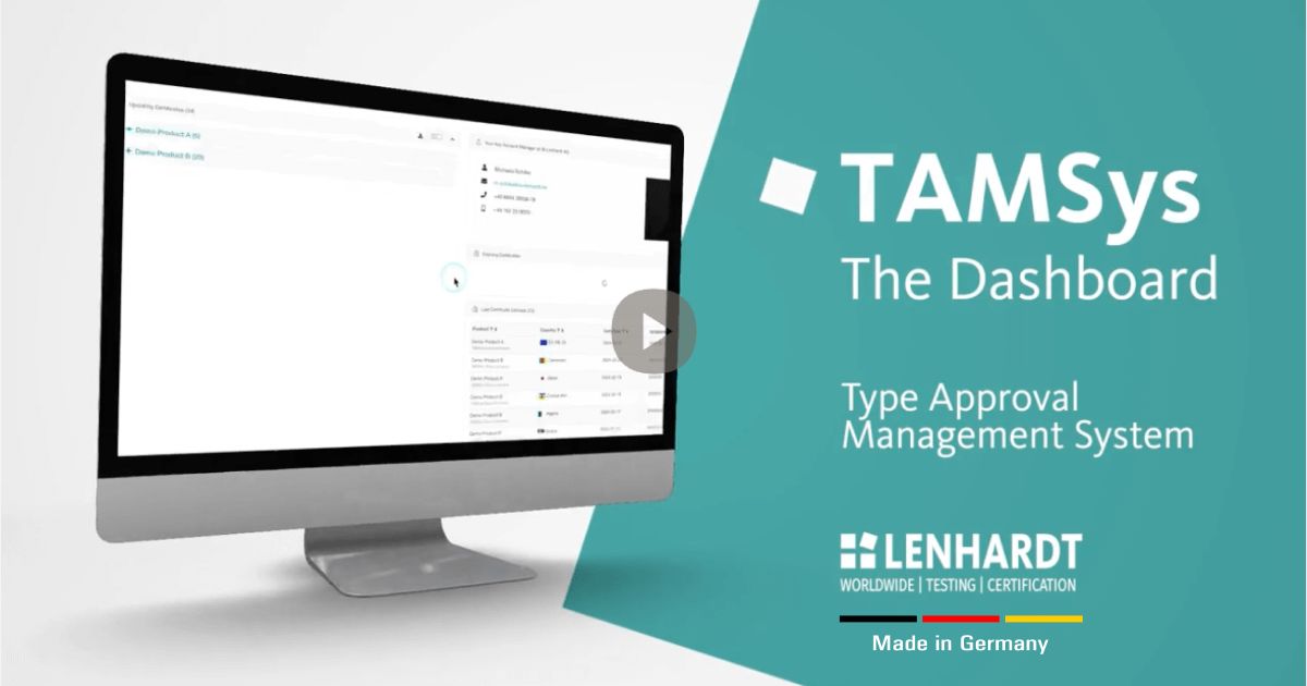 TAMSys® - The Type Approval Management System